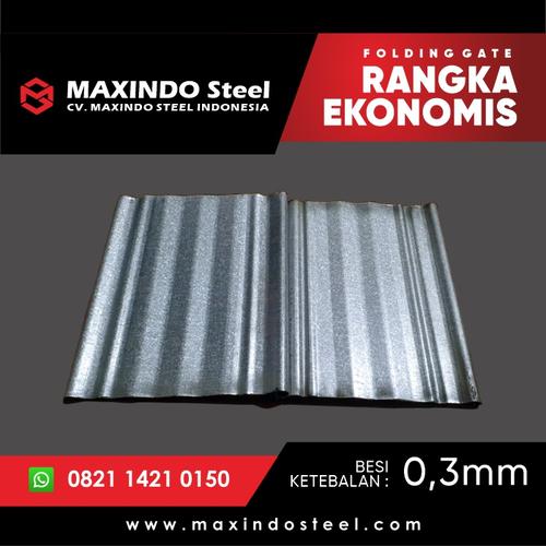 Jual Folding Gate Besi Tipe Ekonomis / Pintu Lipat Toko - Besi 03mm ...