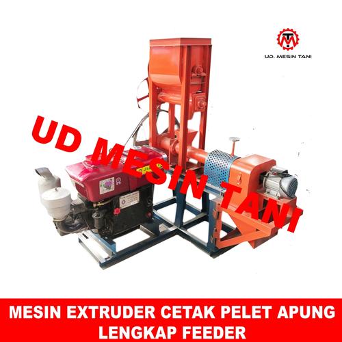 Jual MESIN EXTRUDER CETAK PELET APUNG LENGKAP FEEDER MURAH - TANPA ...