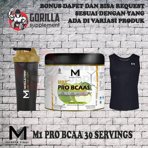 Jual MUSCLEFIRST PRO BCAA GOLD SERIES 300GRAM 30 SERVING M1 NUTRION ...