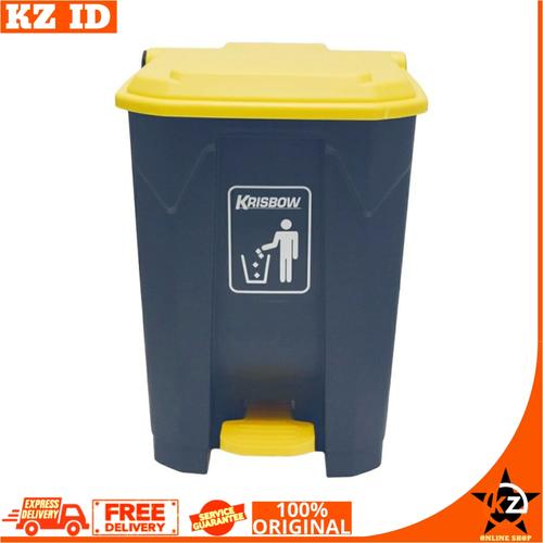 Jual Krisbow Tempat Sampah Plastik Pedal 50 Ltr Tong Sampah Outdoor Luar - Kota Bandung ...