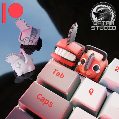 Jual Keycap Custom Chainsaw Man "Denji" Mechanical Keyboard - Kab ...