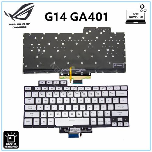 Jual ASUS KEYBOARD ROG ZEPHYRUS G14 G401I GA401 SERIES SILVER BACKLIGHT ...
