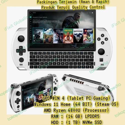 Jual GPD Win 4 Tablet PC Portable Gaming Windows 11 Steam OS (Original ...