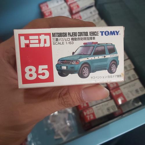 Jual TOMICA 85 MITSUBISHI PAJERO CONTROL VEHICLE 1/63 TOMY DIECAST CAR ...