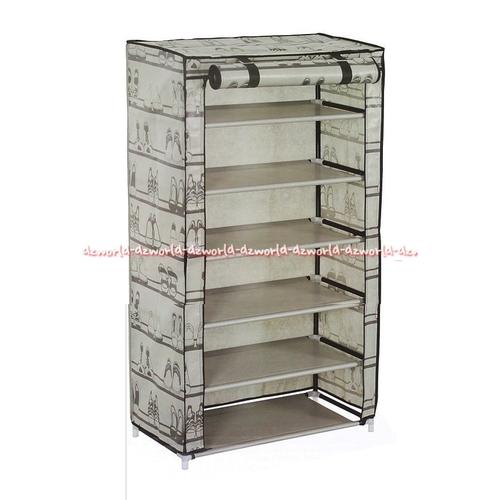 Jual Krisbow Shoes Rack 6 Tingkat Rak Sepatu Penyimpan Susun Serbaguna ...