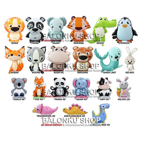 Jual Balon Foil Animal Jumbo / Balon Hewan Jumbo / Balon Binatang Jumbo ...