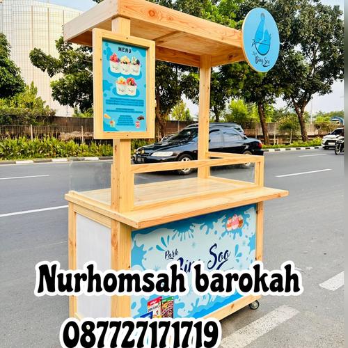 Jual gerobak bakso/gerobak kayu/gerobak jatibelanda - Jakarta Barat ...