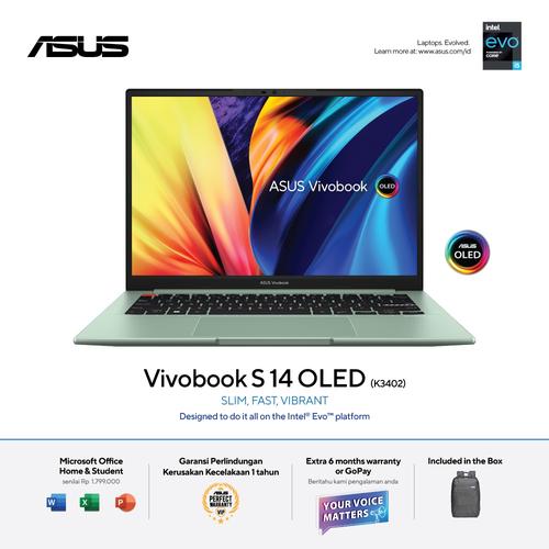 Jual ASUS VIVIBOOK S14 OLED K3402ZA i5-12500H 12G 512G 14"2.8K OLED W11 ...