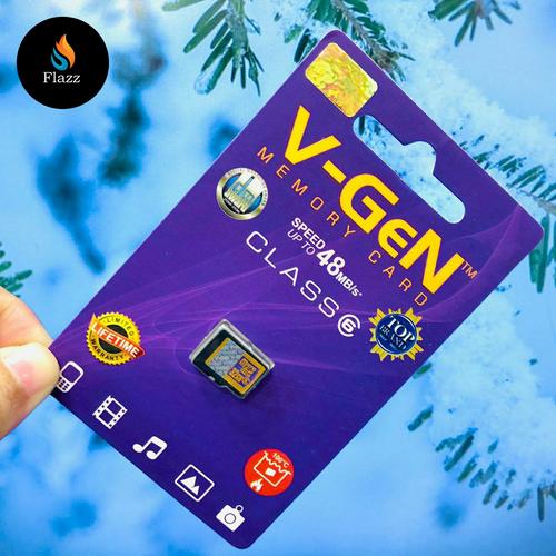 Jual Memori Card Vgen Class 6 4GB 8GB 16GB 32GB Micro SD V-gen Speed ...