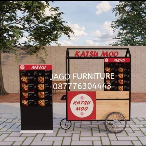 Jual Gerobak chiken katsu / gerobak ayam geprek / booth termurah ...