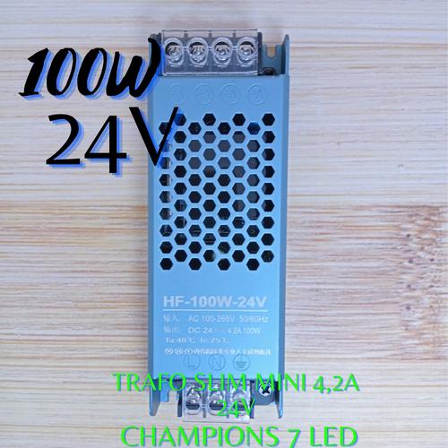 Jual Trafo LED Power Supply Slim DC 24v 4,2a 100 watt - Kota Tangerang ...