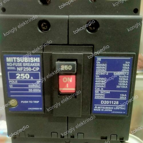 Jual MCCB MITSUBISHI NF 250 CP 3P 250A - Jakarta Pusat - AUTO BERLIAN ...