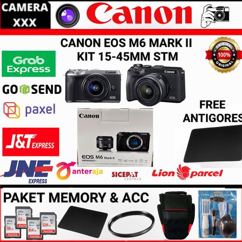 Jual CANON EOS M6 MARK II KIT 15-45MM STM / CANON EOS M6 MARK 2 / CANON ...