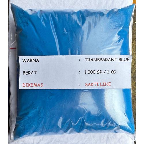 Promo Bubuk Powder Coating Transparant Blue / Biru - 1 Kg / 500 Gram ...