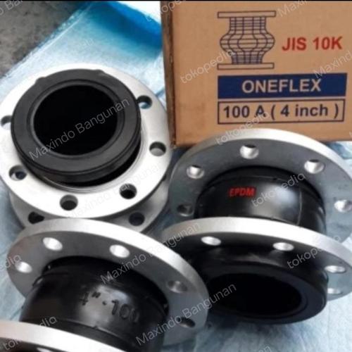 Jual Flexible Rubber Joint 3" Inch OneFlex TOZEN Flange JIS 10K ...