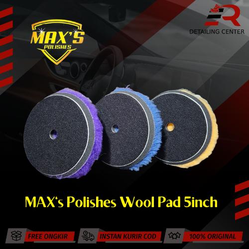 Jual MAX'S Polishes Wool Pad 5inch - Busa Poles 5 inch - Medium ...