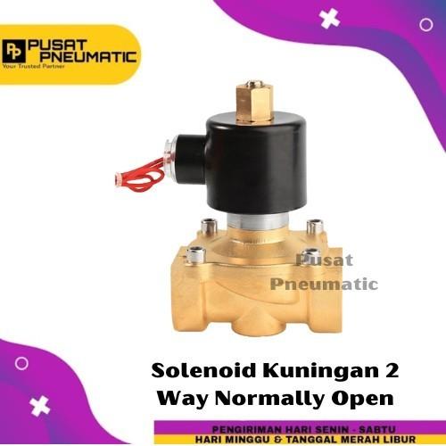 Jual Solenoid Valve 2 Way Selenoid Valve Kuningan Normal Open 1 1/2 Inch - Ac 220 - Jakarta ...