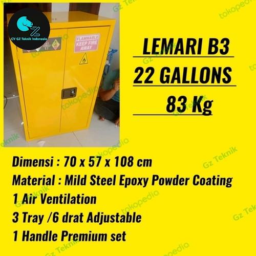 Jual lemari b3 laboratorium 70x57x108cm 22Gallons - Kab. Bogor - Gz ...