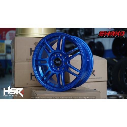 Jual velg mobil r15 HSR warna biru langkah limited stock no edit real ...