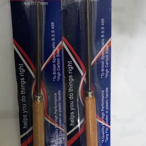 Jual Kikir Gagang Kayu 4" inch ALPHA / Kikir Segitiga Kikir Gergaji ...