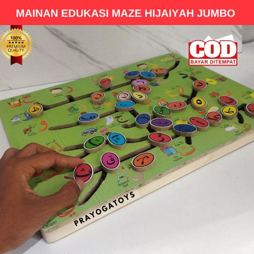 Jual Maze Huruf Hijaiyah Ukuran Jumbo Mainan edukasi Anak 4 Tahun - Kab ...