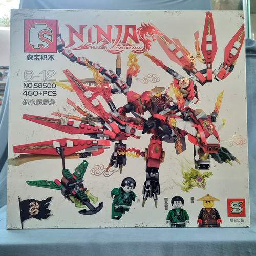 Jual Sembo 8500 Ninja Naga Merah Red dragon ninjago mainan balok susun ...