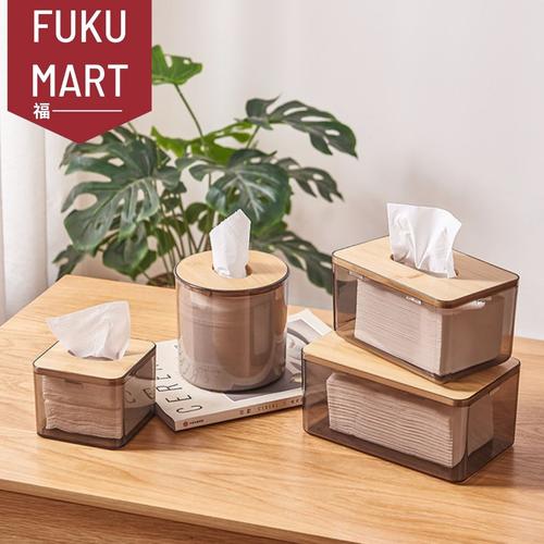 Promo Kotak Tissue Tisu Kayu Transparan Tempat Tissue Box Tissue Tisu ...