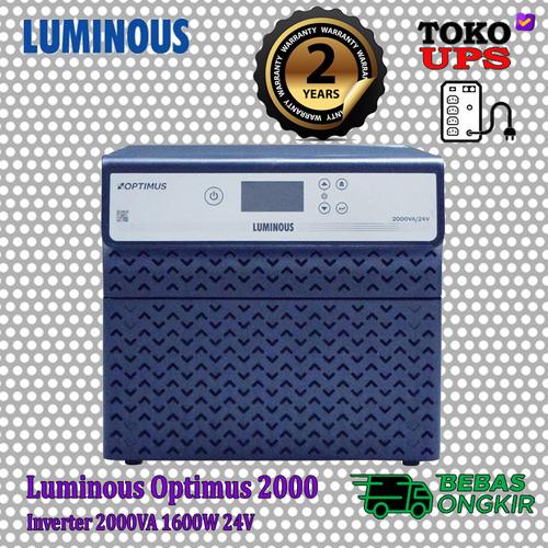Promo Inverter Luminous OPTIMUS 2000 2000VA 1600W 24V Pure Sinewave ...