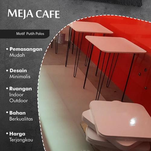 Jual Meja Cafe Minimalis Meja Kafe Persegi Kotak Diameter 60cm Tinggi ...