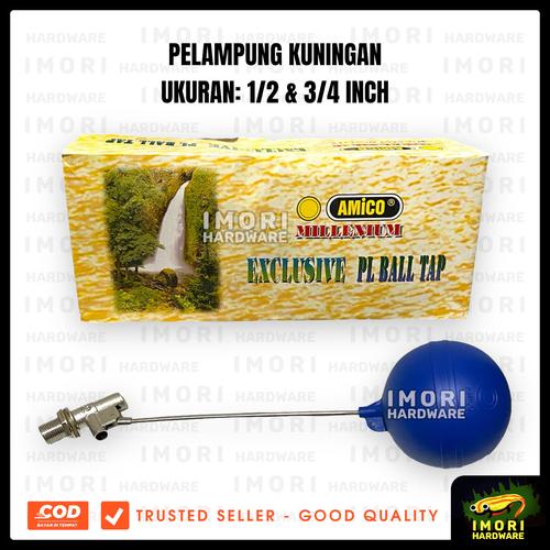 Jual AMICO Pelampung Bola Kuningan 1/2 3/4" Bak Tandon Tangki - 1/2" - Kota Surabaya - IMORI ...