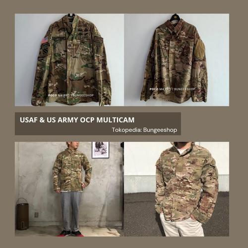 Jual USAF MULTICAM OCP COMBAT UNIFORM BLOUSE JAKET Dengan TAPE USAF ...