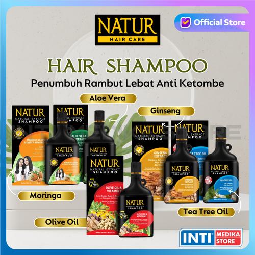 Promo NATUR - Hair SHAMPOO | Sampo Penumbuh Rambut Lebat Anti Ketombe ...