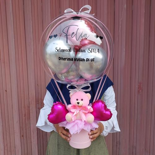 Jual Bucket Balon - Buket Balon Teddy Wisuda Ulang Tahun Grand Opening ...