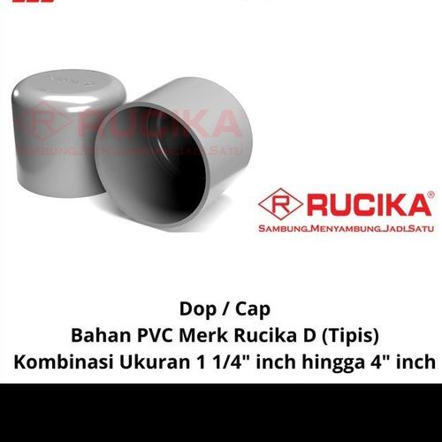 Jual Dop / Cap PVC Rucika 3" inch D (Tipis) - Jakarta Utara ...