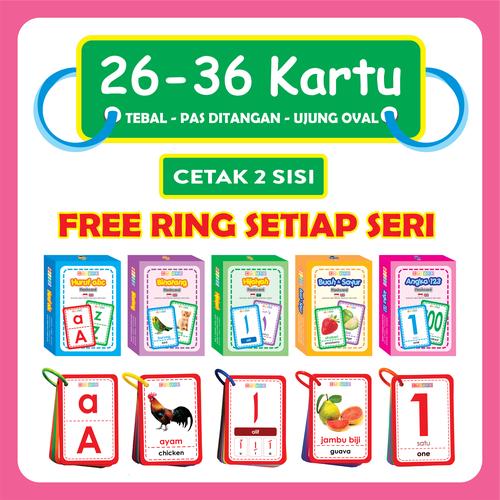 Jual Flashcard TERMURAH Kartu Belajar Pintar Flash Card Bayi Anak ...