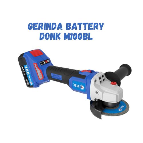 Jual Mesin Gerinda Tangan Baterai M100 BL/Cordless Angle Grinder ...