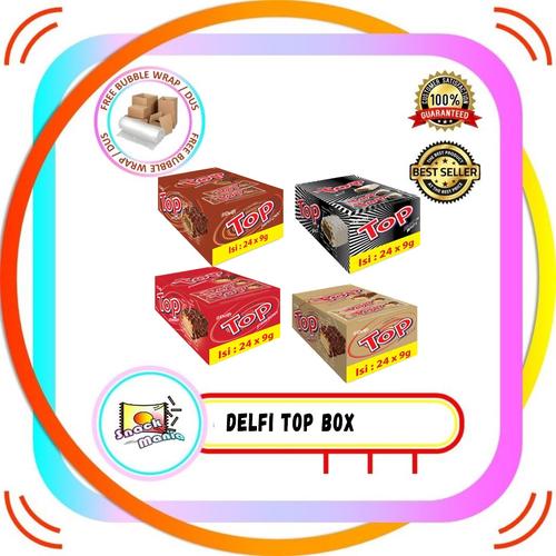 Jual Wafer Delfi TOP Coklat Strawberry Black In White Triple Choco 24 ...
