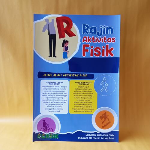 Jual Poster CERDIK | Poster Rajin Aktivitas Fisik | Poster Kesehatan ...