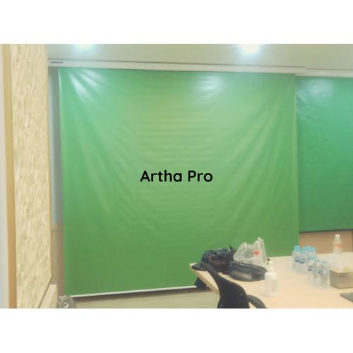 Jual Layar Green Screen studio model elektrik ukuran 240 x 240 cm ...