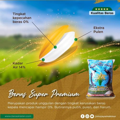 Jual BERAS SUPER PREMIUM 25kg raja Lele - Kab. Sragen - Toko komplit ...