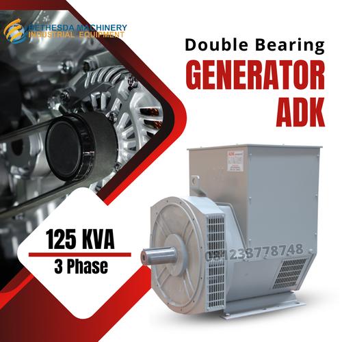 Jual Mesin Generator Penggerak 125 Kva / 100 Kw Double bearing ADK 3 ...