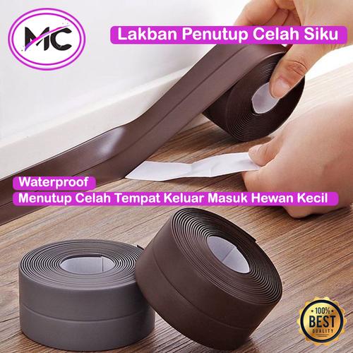 Jual Lakban Penutup Celah Siku Seal Tape Protection PVC Solatip Karet ...