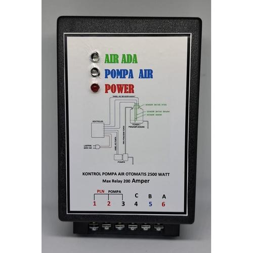 Jual Otomatis Pompa Air Otomatis Tandon Air 2500 watt - Kontrol box ...
