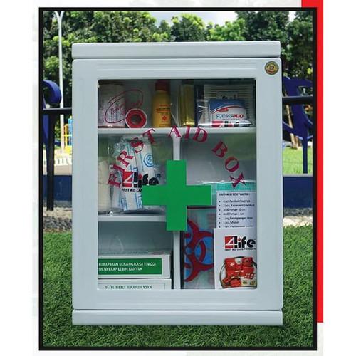 Jual Kotak P3K Dinding / Box P3K Plastik Tipe A / Sesuai kemenaker ...