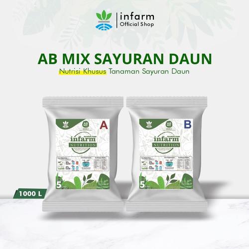 Jual Infarm - Nutrisi Ab Mix Besar Sayuran Daun Pupuk Hidroponik Dan ...