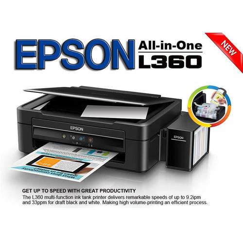 Jual Printer Epson L360 normal 2nd siap pakai - kardus, dye - Kab ...