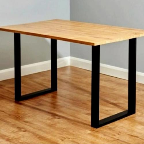 Jual meja makan, meja kantor, meja restoran meja kayu kaki besi modern - Kota Tangerang Selatan ...