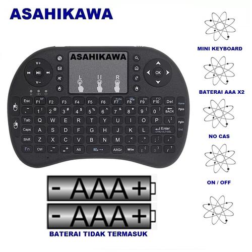 Promo Asahikawa mini keyboard wireless untuk android tv box pakai ...