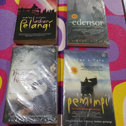 Jual Original Lengkap Tetralogi Laskar Pelangi Andrea Hirata Edensor ...
