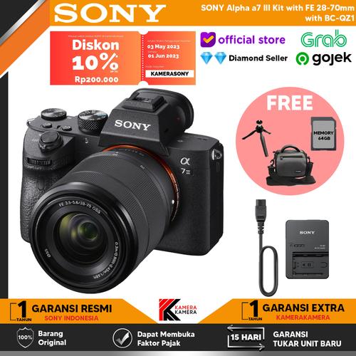 Promo SONY ALPHA A7 Mark III / A7 Mark 3 Kit FE 28-70mm - Garansi Resmi ...